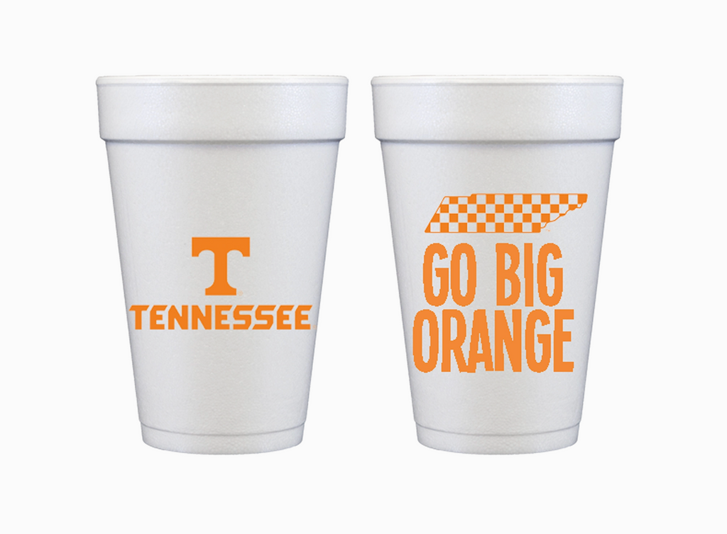 Go Big Orange Styrofoam Cup 10 Pack – Monkee's of Knoxville