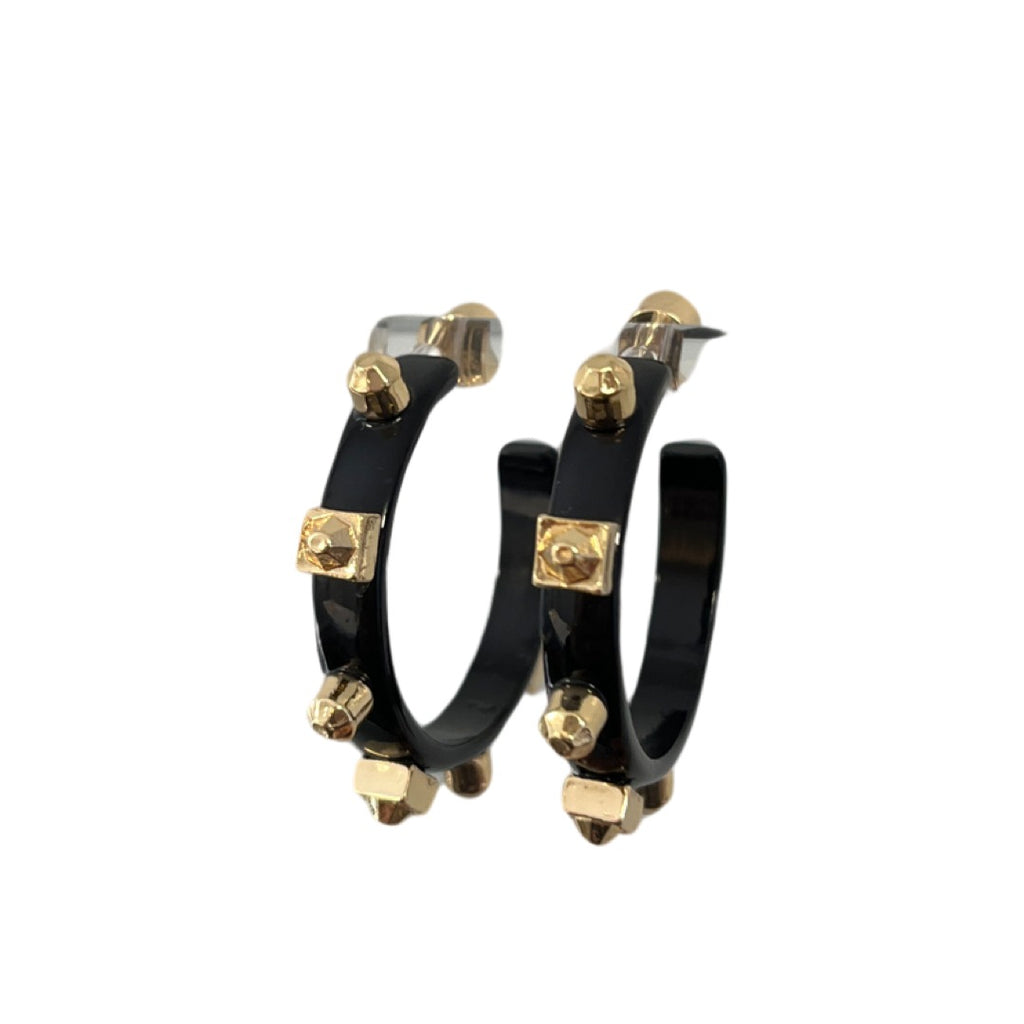 Black Metal Jewel Hoop – Monkee's of Knoxville